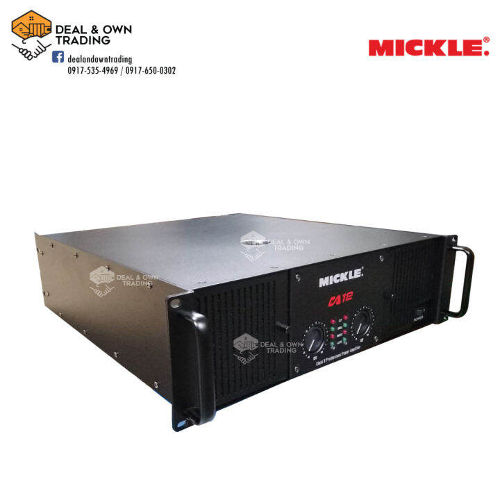 Mickle CA12 Power Amplifier (Black) | Lazada PH