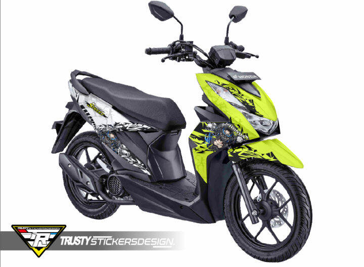 Sticker/Decal Full Honda Beat Street deluxe, Free custom | Lazada Indonesia