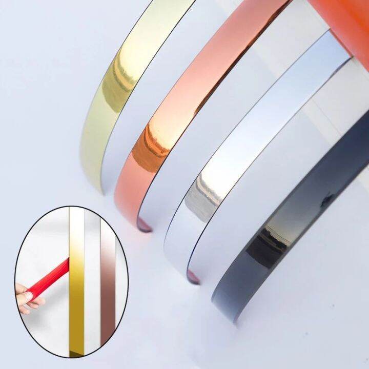 5 Meter Self-adhesive Gold Edge Banding Strips Waterproof Frame ...