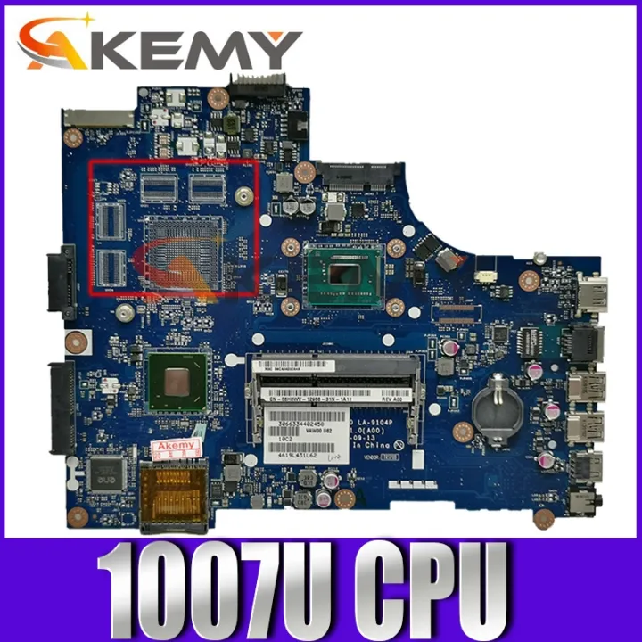 Akemy LA-9104P 1007U CPU FOR INSPIRON 2521 3521 5521 laptop motherboard ...