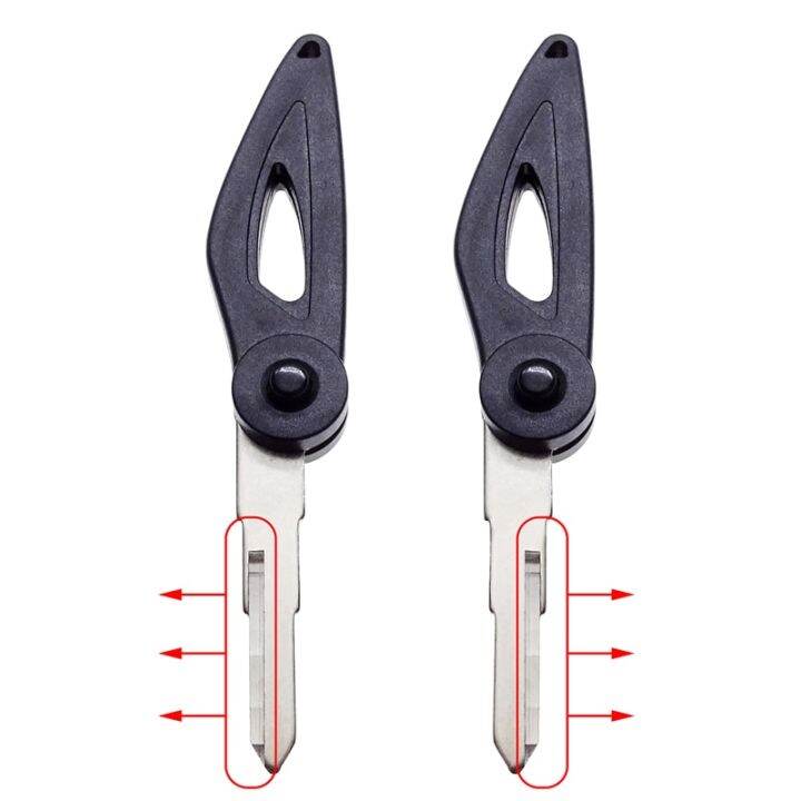 Universal Motorcycle Slot Foldable Key Right & Left Blade Blank Uncut ...