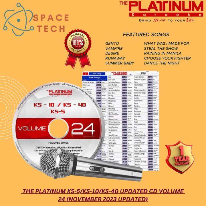 Volume 24 CD FOR KS-10/KS-40/KS-5 [NOVEMBER 2023 UPDATE] Free Songlist | Lazada PH