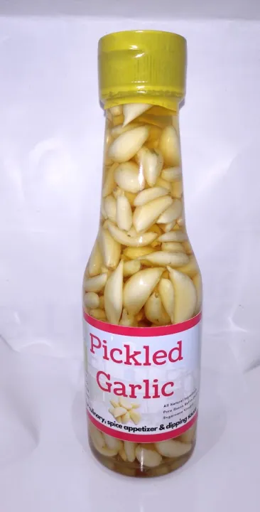 Pickled Garlic Natural Preserved Native Garlic in Sugarcane Vinegar For ...