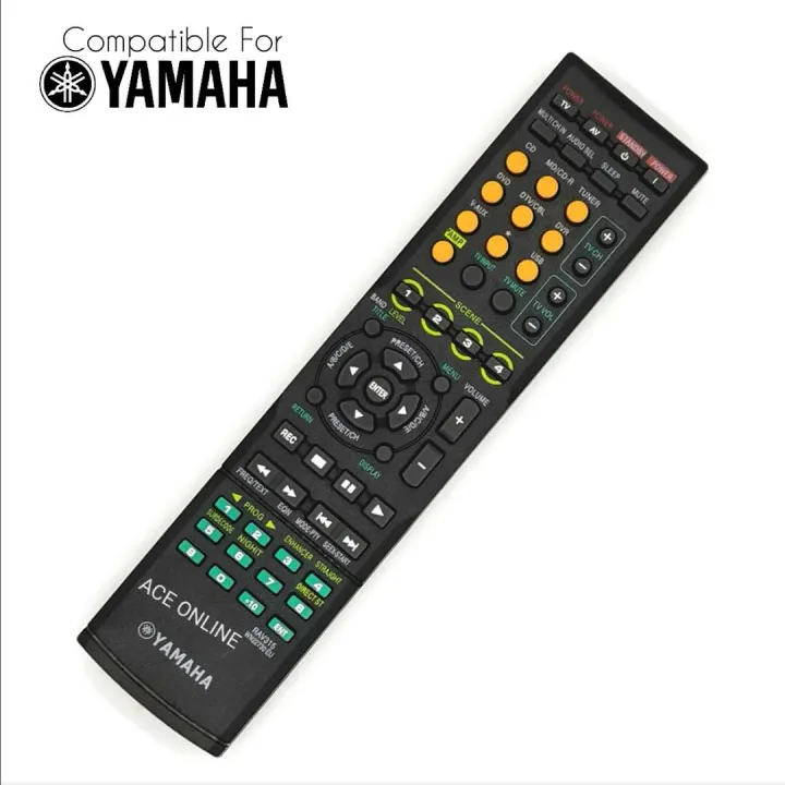 Yamaha AV Receiver Remote Control RAV315 Compatible With RXV663 V757 RX ...