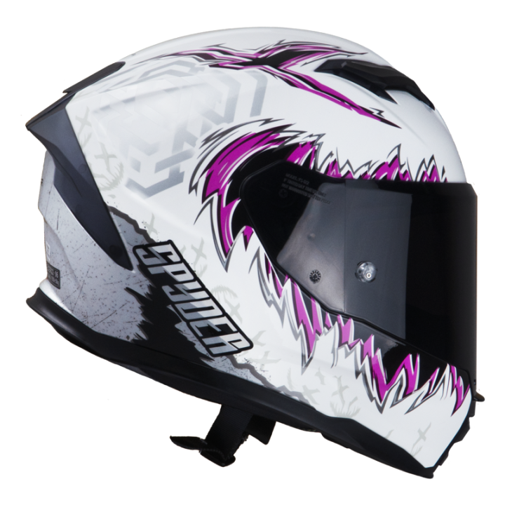 Spyder Corsa GD S2 - BREEZY Full Face Dual Visor Helmet (FREE Clear ...