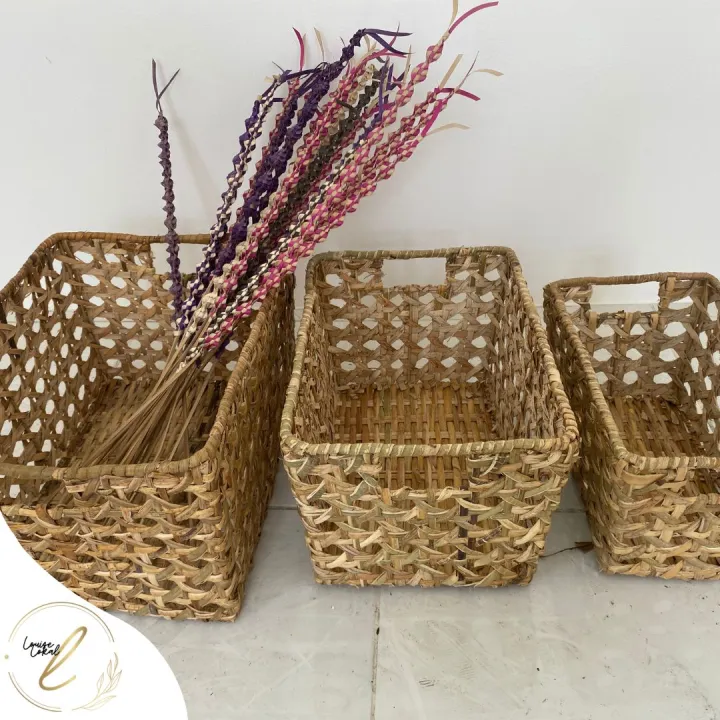 NATIVE ORGANIZER SET SOLIYA / utility basket/ storage bin | Lazada PH