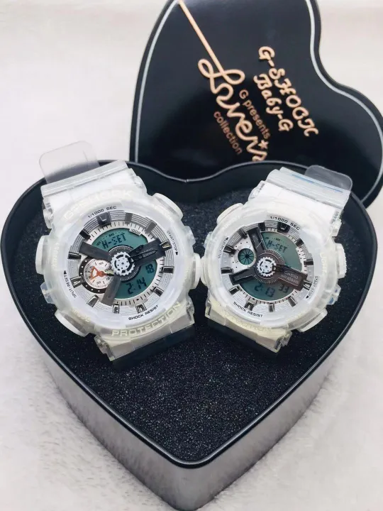Best Ever Deal Watch And Limited Edition Couple Watch And Free Box design Heart Love Five couple ...
