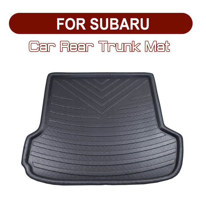 รถด้านหลัง Boot Mat Cargo Mat กันน้ำสำหรับ SUBARU FORESTER Impreza ...