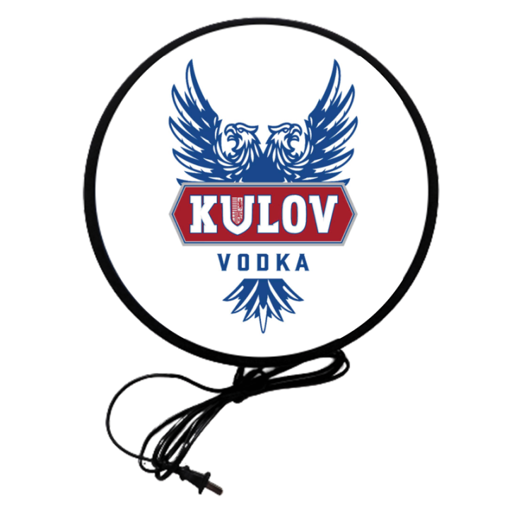 คูลอฟ วอดก้า ป้ายไฟLED ป้ายไฟร้าน ป้ายไฟ ป้ายแต่งร้าน ป้ายด้านเดียว ขนาดเส้นผ่าศูนย์กลาง 30-40 ...