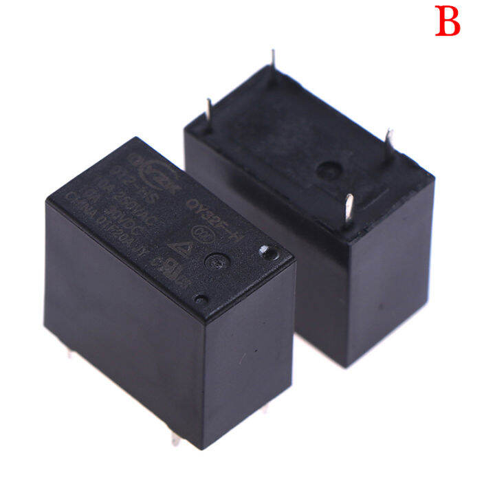 Female Warrior 2Pcs 5V 12V 24V DC Power Relay 4Pin Relays 10A PCB Type ...