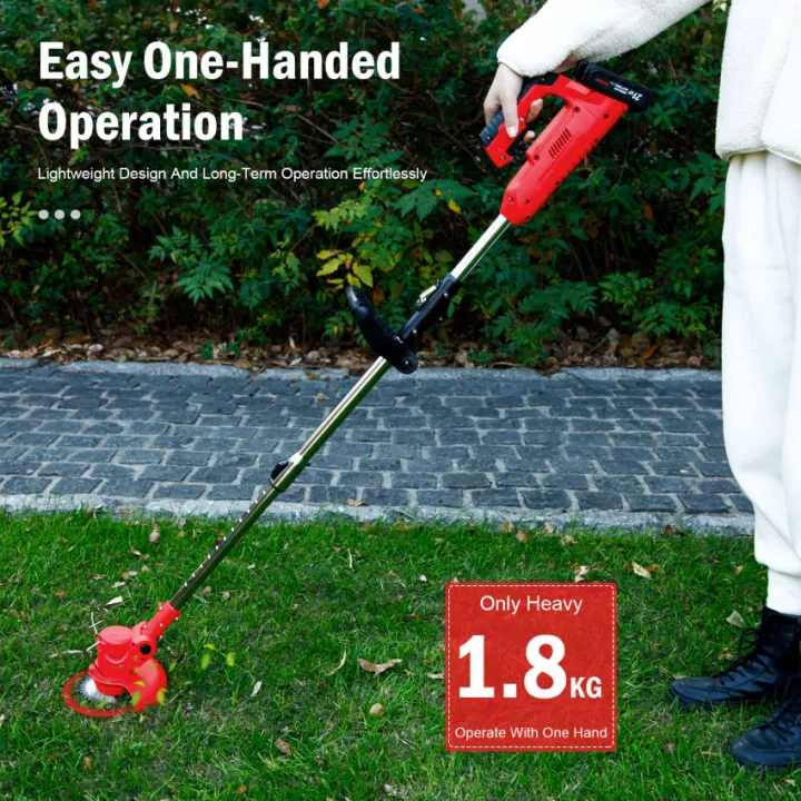 Electric mower Lithium-electric herbicide Multi-functional small home ...