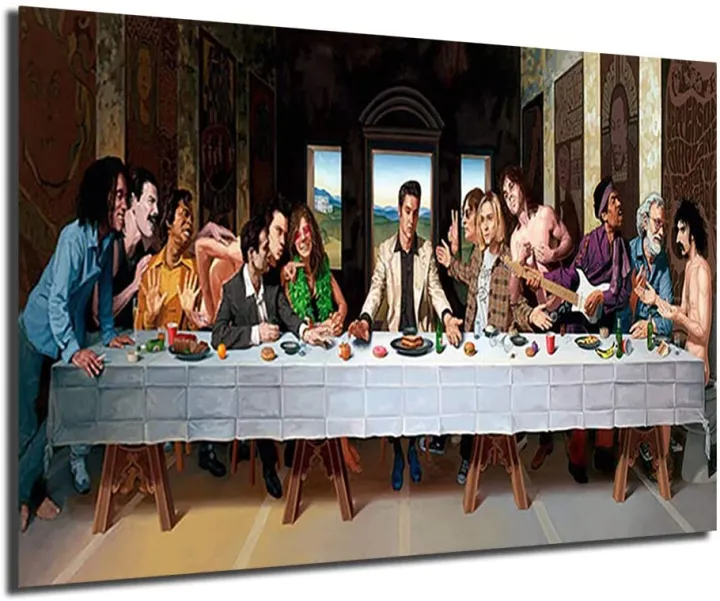The Last Supper Frank Freddie Mercury Legend Rock Star Poster Painting ...