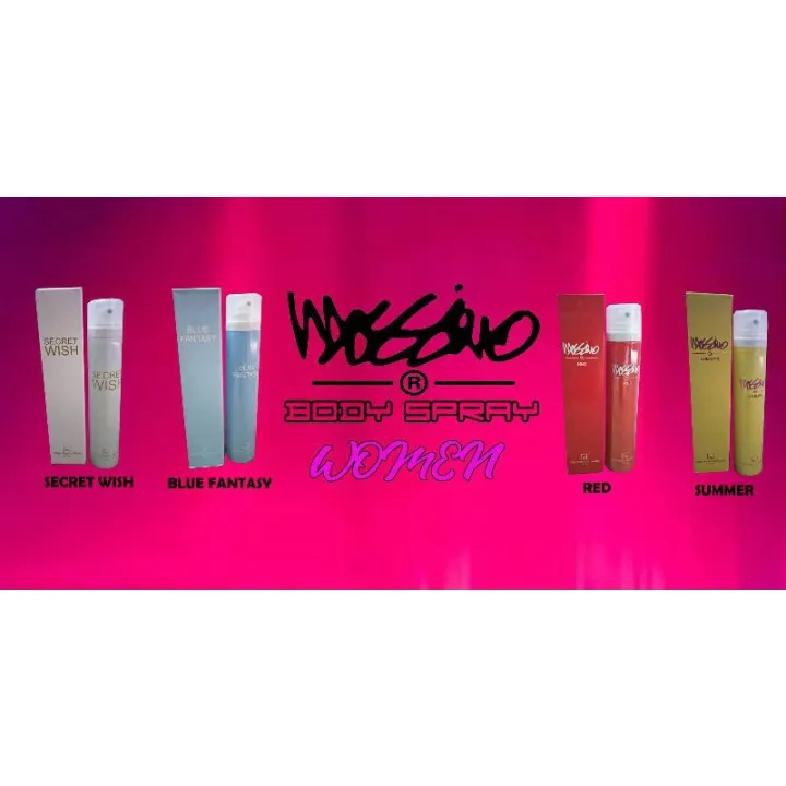 Authentic Mossimo Body Spray for Women (100ml) difflam forte throat spray | Lazada PH