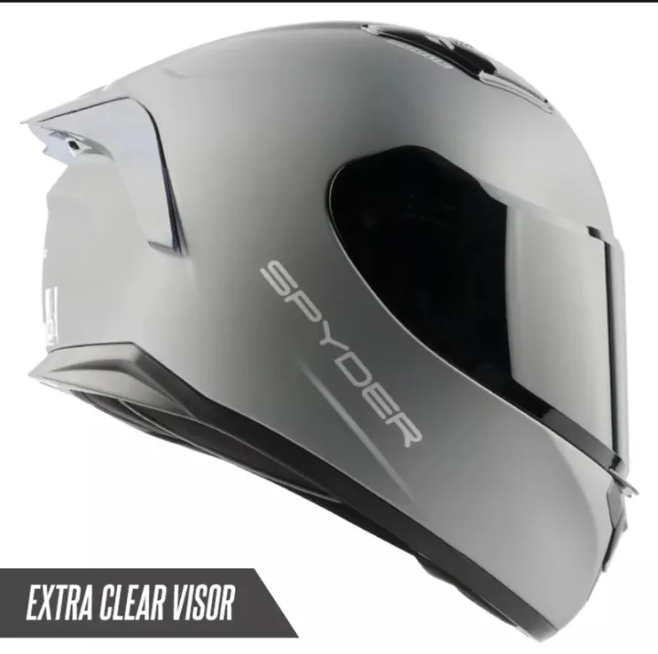 Spyder Full-Face Helmet ROGUE PD Series 0 FREE Clear Visor 4001m S Matt ...
