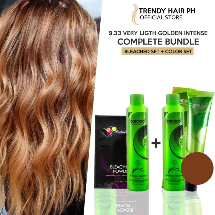 Original Bremod 9.33 VERY LIGHT GOLDEN INTENSE COMPLETE BUNDLE ...