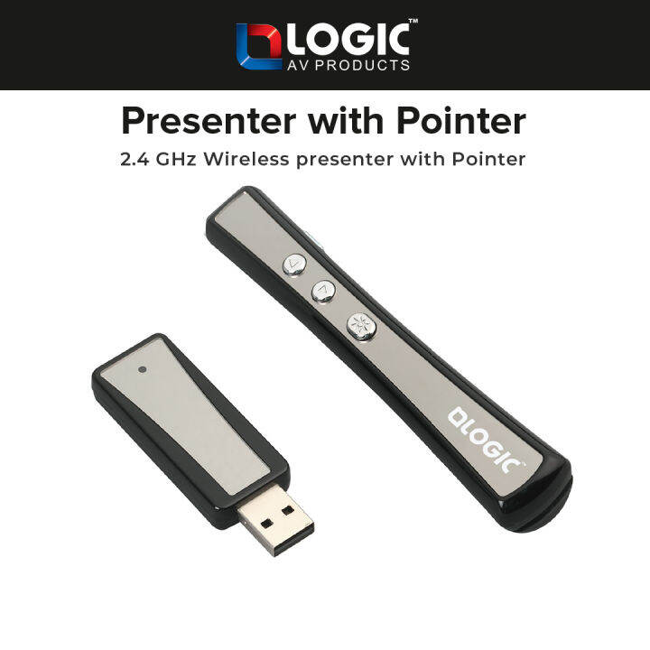 Logic AV LP-702 LOGIC 2.4 GHz Wireless presenter with Pointer | Lazada PH