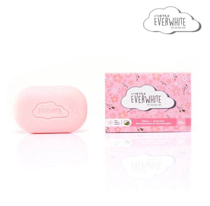 EVERWHITE SAKURA Face & Body Soap 85g | Lazada PH