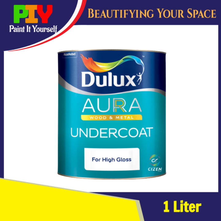 Dulux 1L Speed Undercoat (AURA UNDERCOAT) 1L Paint for Wood & Metal - 1 ...