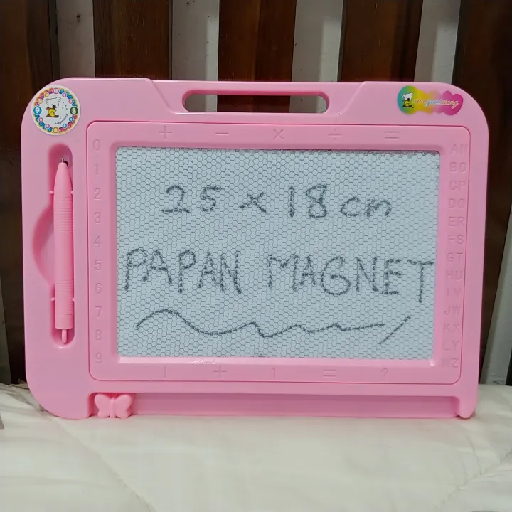 Papan magnet/ papan tulis magnetik/ Papan tulis hapus/ white board anak ...
