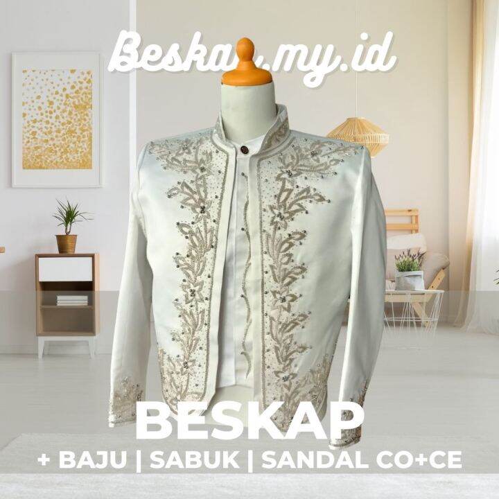 Beskap nikah Baju Adat Pria Jawa Setelan Beskap Jogja dan Solo ...