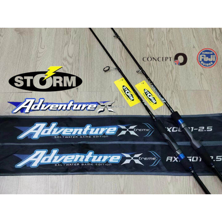 STORM ADVENTURE X-TREME SALTWATER GAME EDITION JIGGING ROD | Lazada