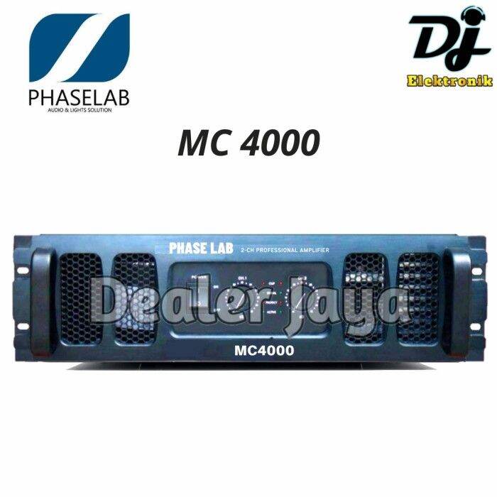 Power Amplifier Phaselab / Phase Lab MC4000 / MC 4000 - 2 channel ...