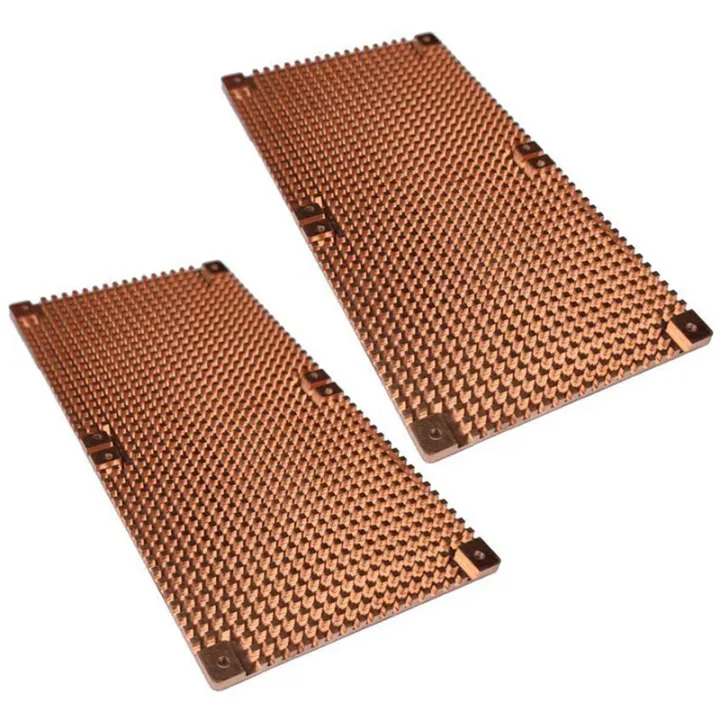 2X RTX 3060 3080 3090 Backplane Pure Copper Heat Sink Graphics Card ...