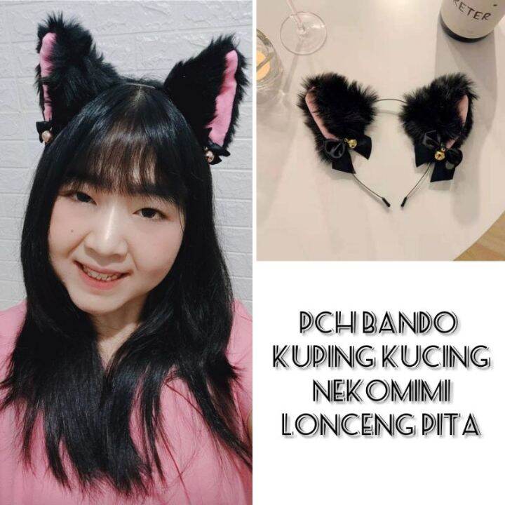 BANDO TIKTOK COSPLAY KUCING / BANDO KUCING NEKOMIMI LONCENG / BANDO ...