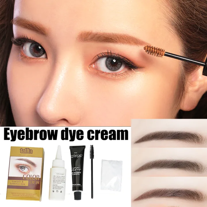 ชุดย้อมคิ้ว Long Lasting Eyebrow Dye Activator And Brush Professional ...