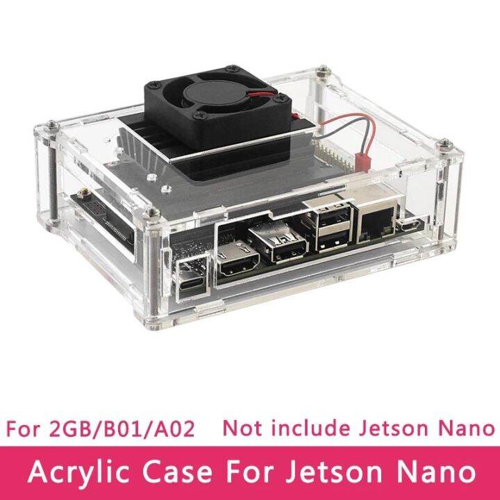 Nvidia Jetson Nano 2GB Developer Kit Acrylic Case Transparent Shell ...