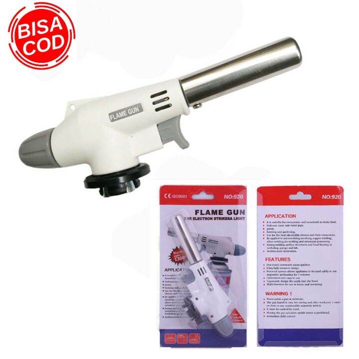 Kepala Gas Torch Firetrick Flame Gun 920 Alat Panggang Portable Pematik ...