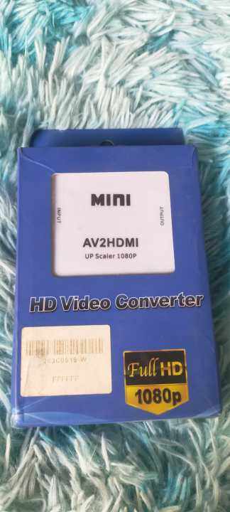HD Video Converter Mini AV2 HDMI Up Scaler 1080P HDMI To RCA AV/CVBS ...