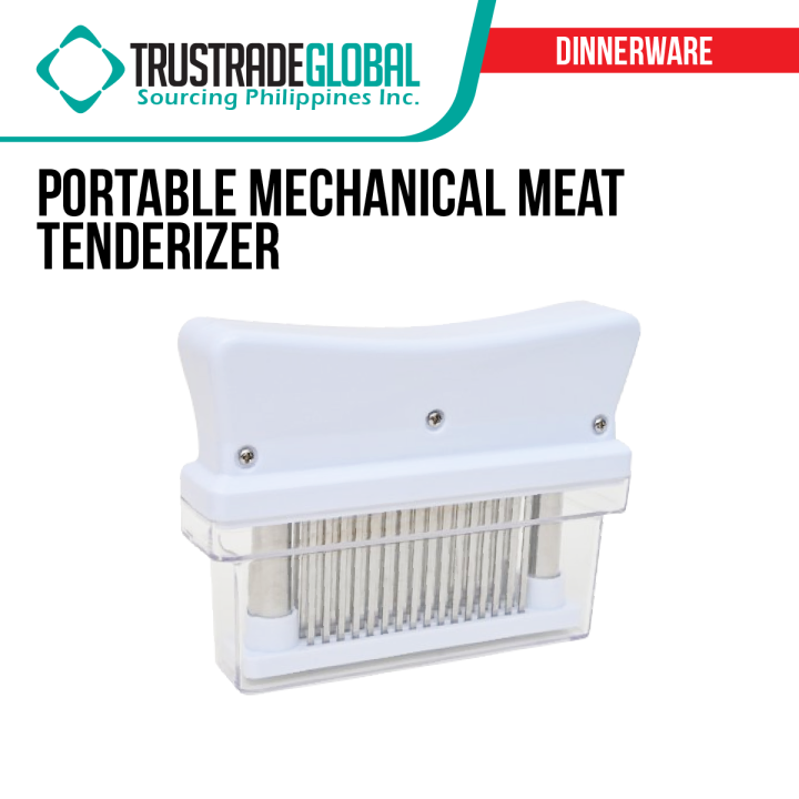Mechanical Meat Tucker/ Portable Mechanical Meat Tenderizer Black White ...