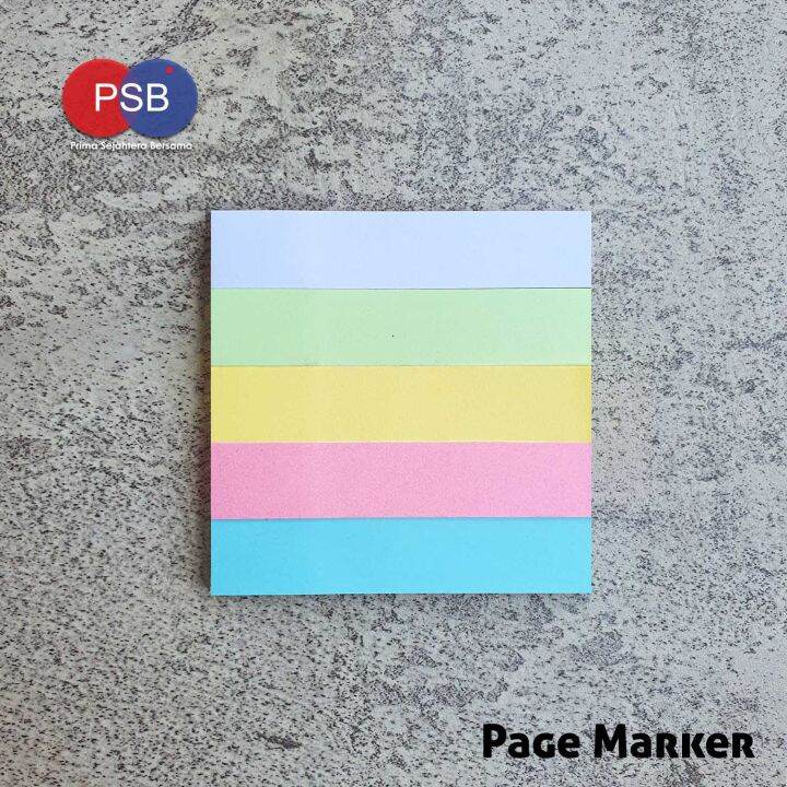 Page Marker Sticky Notes Post it Pastel Color / Penanda Buku | Lazada ...