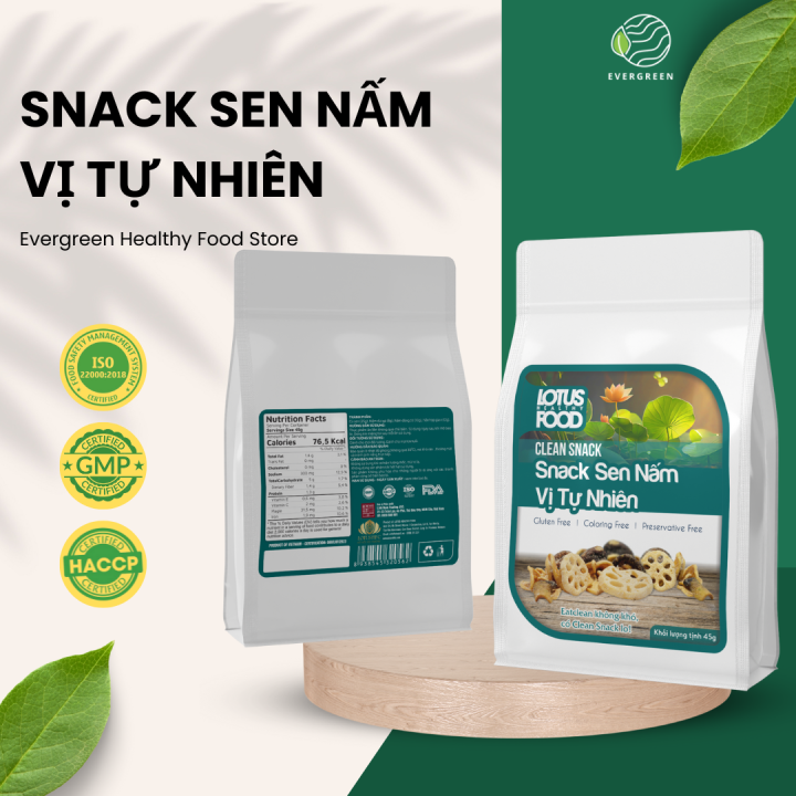 SNACK Sen nấm vị tự nhiên 45g Lotus Healthy Food, Thực phẩm cho sức ...