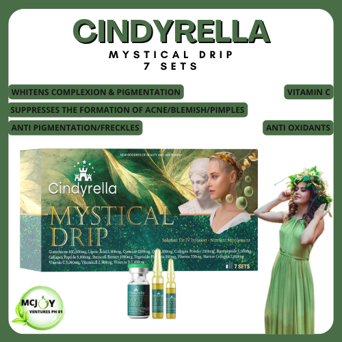 Cindyrella Mystical Drip with Sunblock (Complete 6vials Drip Sets) for ...