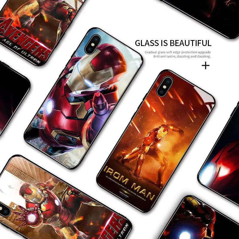 Welove Vivo Y17 Y15 Y12 Phone Case ， Gradient Tempered Glass ，Marvel ...