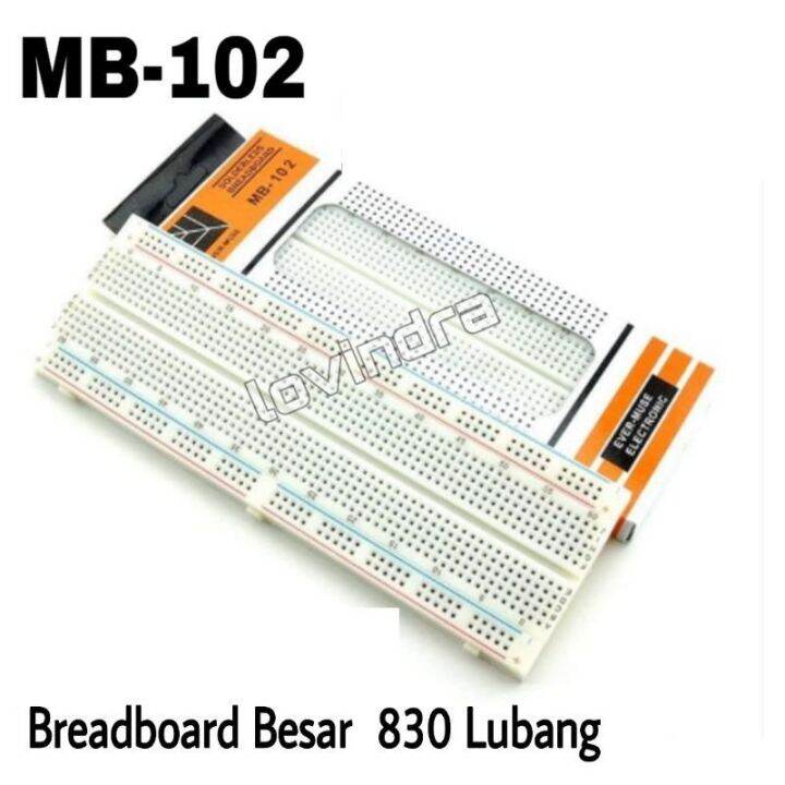 Breadboard 830 Lubang MB-102 Big Breadboard besar | Lazada Indonesia