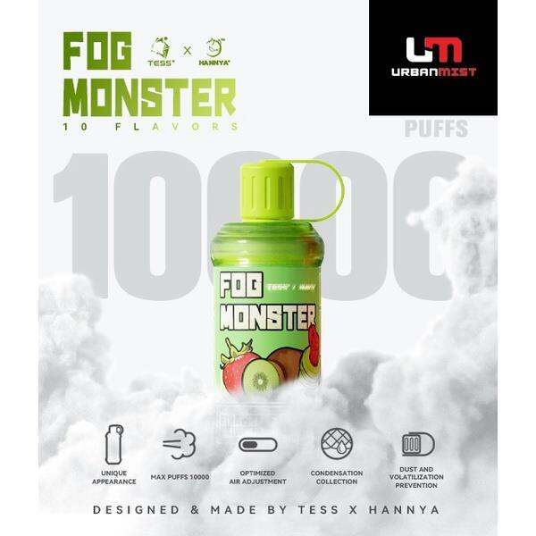 FOG MONSTER By Tess X Hannya 10000 Puffs 5 Disposable Original | Lazada PH