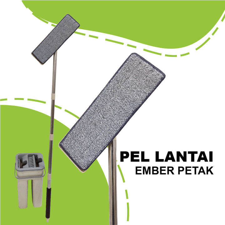 BW-C527 Pel Lantai Ember Petak Praktis Multifungsi / Kain Pel Pembersih ...