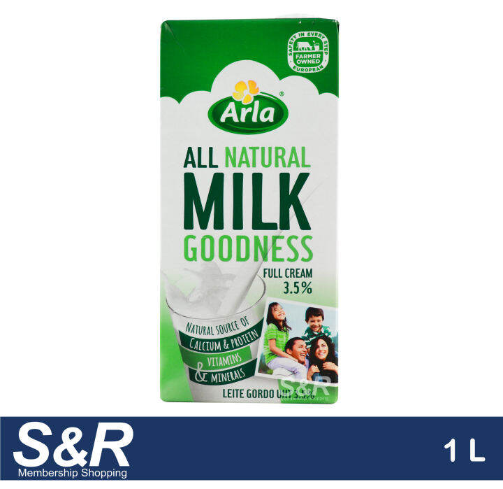 Arla All Natural UHT Full Cream Milk 1L | Lazada PH