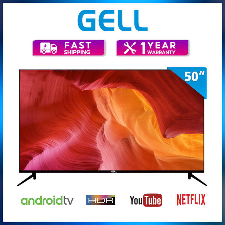 GELL 50 INCH Smart TV sale flatscreen FHD TV NetflixYoutube Android tv ...
