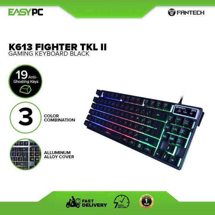 EasyPC | Fantech K613 Fighter II TKL Gaming Keyboard Basic Keyboards for Pc Computer | Lazada PH