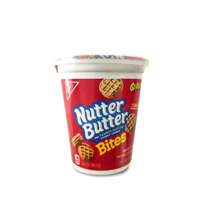Nutter Butter Bites Peanut Butter Sandwich Cookies Go-pak 3.5oz (99g ...