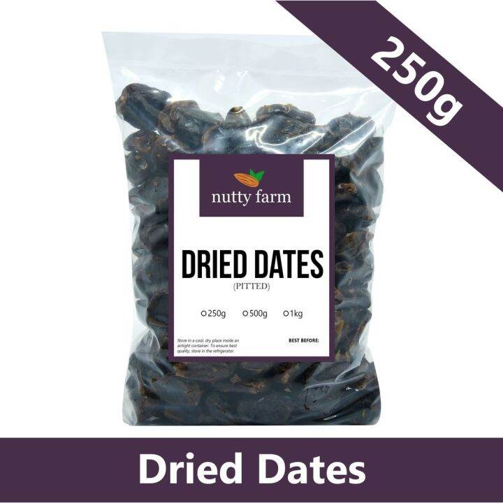 Pitted Dried Dates (250g - 1kg) by Nutty Farm | Lazada PH