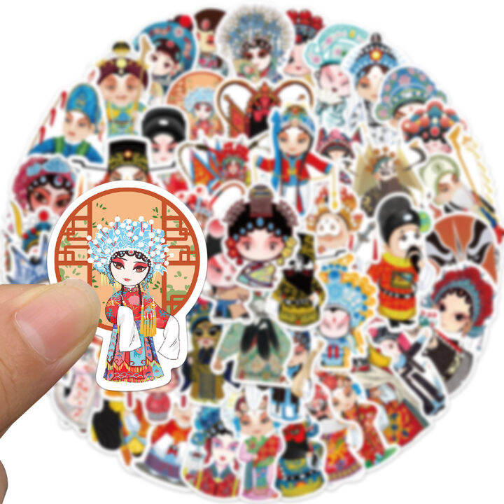 💥พร้อมส่ง💥Peking Opera วัฒนธรรมจีน ปักกิ่งโอเปร่า STICKER รีเวนเจอร์ส ...