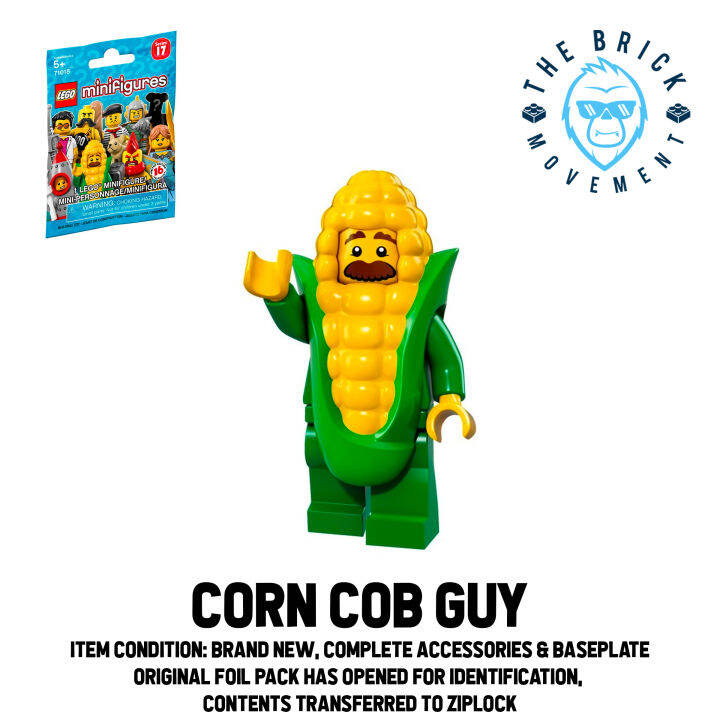 LEGO® Collectible Minifigure Series 17: Corn Cob Guy Minifigure | Lazada PH