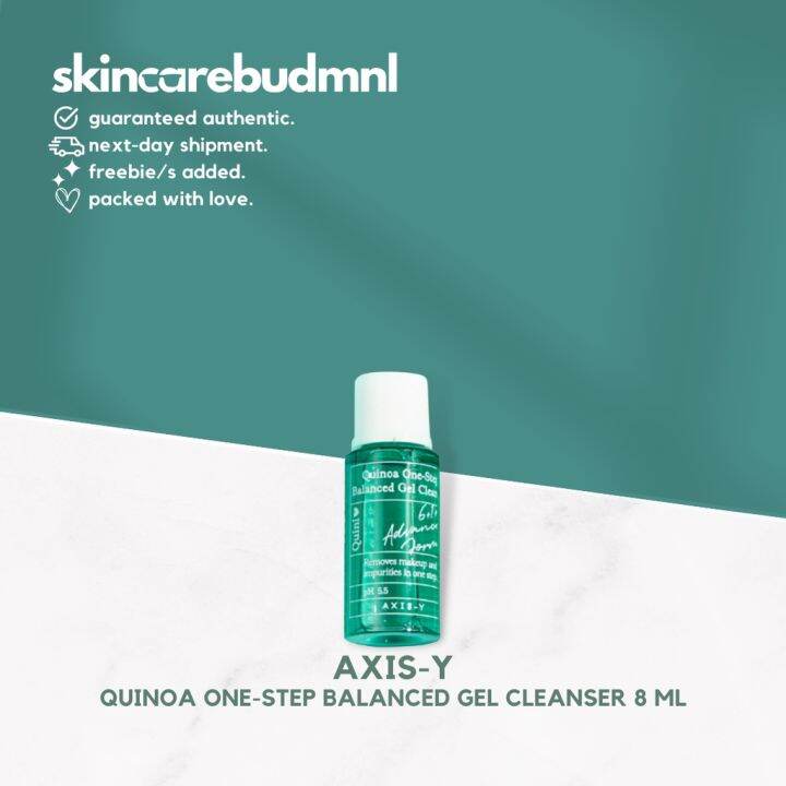 AXIS-Y Quinoa One Step Balanced Gel Cleanser 8 ml by skincarebudmnl ...