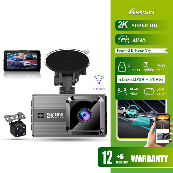 Asawin ADAS Camera ô tô wifi cho DVR cho xe hơi LDWS FCWS 2K phía trước ...