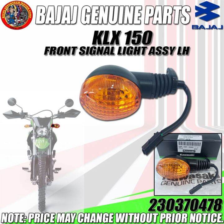 KLX 150/FURY 125 R FRONT SIGNAL LIGHT ASSY LEFT (KMC) (GENUINE: 23037 ...